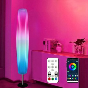 Inteligentní stojací lampa Rgb, moderní, synchronizace hudby