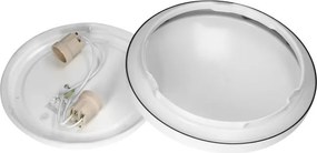 Stropní svítidlo ORNO SELENE CL/2XE27-10/W, 2xE27, max. 2x60W IP54, průměr 30,5cm, bílá