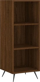 vidaXL Skříň highboard 34,5x32,5x180 cm kompozitní dřevo [3189804] Barva: Černá