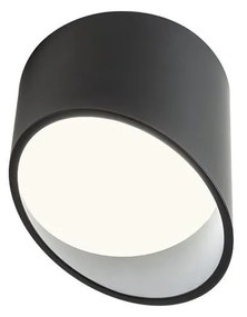 Redo 01-1626 Uto, černé stropní svítidlo LED 6W 3000K, průměr 9cm