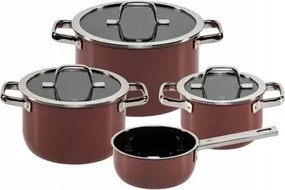 WMF Fusiontec Mineral Pro sada kuchyňského nádobí / 3 hrnce + rendlík