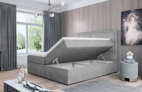 manželská postel boxspring MERON, Mat Velvet 68, 180x200cm