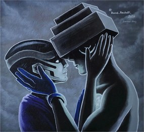 David Reichelt | Vzácný okamžik Rám: Černý, Velikost: 40 x 40 cm