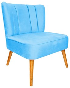 Atelier del Sofa Křeslo Moon River - Turquoise, Tyrkysová