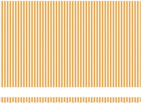 Zatahovací markýza žlutá a bílá 5 x 3 m textil a hliník 3154560