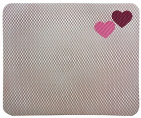 Vylen Barevná nástěnka se srdíčkem  Hnědá  660x805mm