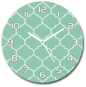 Wallmuralia Skleněné hodiny na stěnu Marokánské pozadí fi 30 cm