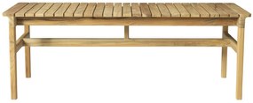 Venkovní lavička z masivního teakového dřeva Sammen M13 pro 2 osoby