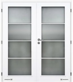 Doornite - Dvoukřídlé interiérové dveře Doornite - Dakota sklo 12236