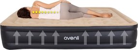 Nafukovací matrace AVENLI 24042EU s vestavěnou pumpou 203x157x47