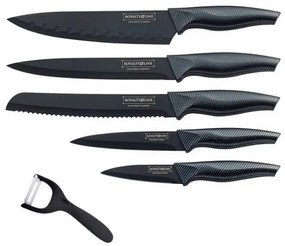 Royalty Line 6-dílná sada nožů s antiadhezní vrstvou s karbonovým vzorem RL-CB5