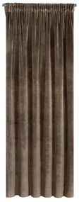ZATEMŇOVACÍ ZÁVĚS NA PÁSCE VILLA 140X270 CM HNĚDÁ
