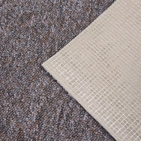 Condor Carpets, Metrážový koberec Classica 192, zátěžový, na míru, šíře 4m,5m, hnědá, ab (mřížka), chodba / předsíň