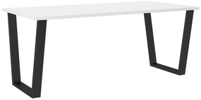 Casarredo Jídelní stůl KAISARA 185x90 cm černá/bílá