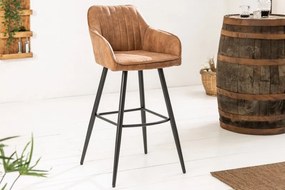 Barová židle Turin vintage hnědá / 40439