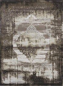 Berfin Dywany, Kusový koberec Zara 8372 Beige Star, 140x190, hnědá, kancelář