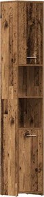 4dílná koupelnová sestava old wood kompozitní dřevo 3328941