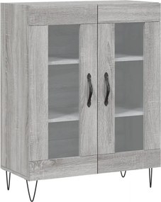 Skříň highboard šedá sonoma 69,5 x 34 x 180 cm kompozitní dřevo 3198071