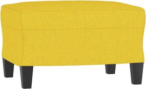 3dílná sedací souprava světle žlutá textil 3201911