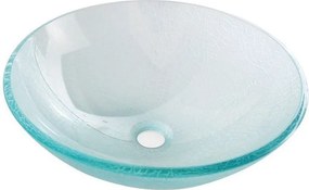 Sapho Sapho, ICE skleněné umyvadlo průměr 42 cm, 2501-04