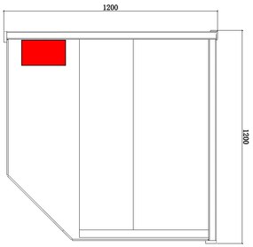 BPS-koupelny Finská sauna Relax  120x120, 2 osoby
