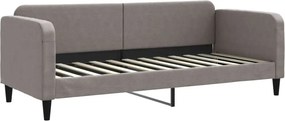 Válenda s přistýlkou taupe 80 x 200 cm textil 3196814