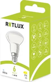 RETLUX RLL 623 R50 E14 Spot 6W / 810 lm / 6500K - denní bílá / D