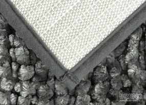 BO-MA, Koupelnová předložka Ella micro Tmavě šedá, 60x90, šedá, koupelna