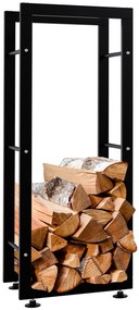 Stojan na dřevo Keri V2 25x40x100, černá