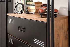 Designový regál Ilaria 180 cm borovice