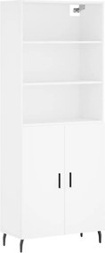 Skříň highboard bílá 69,5 x 34 x 180 cm kompozitní dřevo 3189269