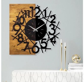 Asir Nástěnné hodiny 59x58 cm 1xAA dřevo/kov 539TNL1126