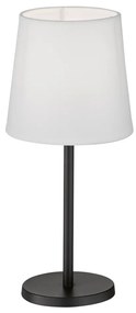 Černobílá stolní lampa s textilním stínidlem (výška 30 cm) Eve – Fischer &amp; Honsel