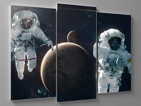 Obraz astronauti ve vesmíru Rozměr: 120 x 80 cm