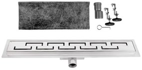 BPS-koupelny Sprchový odtokový žlab DL01 DELTA G4  80 cm, satén