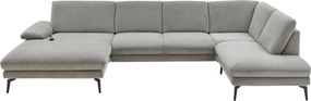 XXXLutz SEDACÍ SOUPRAVA, textil, šedá Dieter Knoll - Sedací soupravy - 000436007001