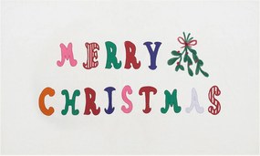 Ručně vyrobený ubrus Merry Christmas