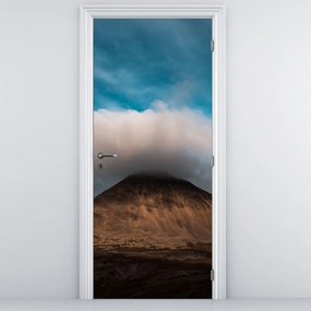 Fototapeta na dveře - Mrak nad vrcholkem (95x205cm)