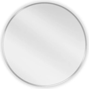 Mexen Loft, kulaté koupelnové zrcadlo 60 cm, barva rámu broušená ocel, 9850-060-060-000-10