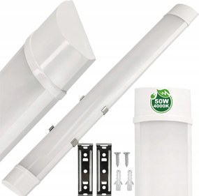 ECOLIGHT LED dílenské svítidlo 150cm - 230V - 50W - IP20 - neutrální bílá