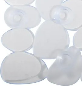 MSV protiskluzová podložka do sprchy GALETS průhledná / PVC / 53 x 53