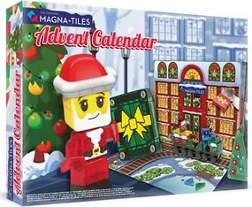 MAGNA-TILES® Magnetická stavebnice microMAGS Adventní kalendář / 34 dí