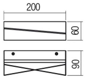 Redo 01-2391 nástěnné LED svítidlo Zigo pískově bílé, 9W, 3000K, 20cm