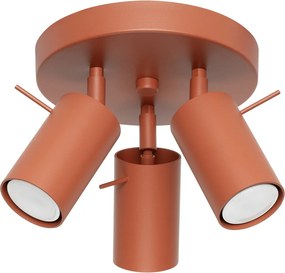 Sollux Lighting Stropní svítidlo RING 3P červená ochra