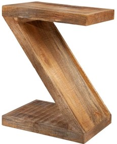OnaDnes -20% Moebel Living Masivní mangový odkládací stolek Zeta 45 x 30 cm