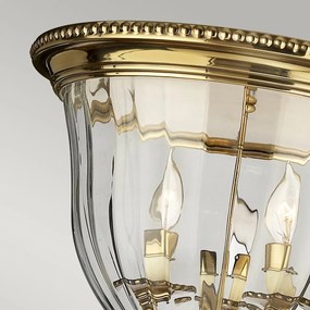 Luxusní stropní svítidlo Elstead Cambridge mosaz 3xE14 37 cm