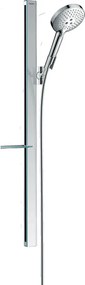 Hansgrohe Raindance Select S, sprchová souprava 120 3jet EcoSmart 9 l/min se sprchovou tyčí 900 mm a poličkou, chromová, HAN-27649000