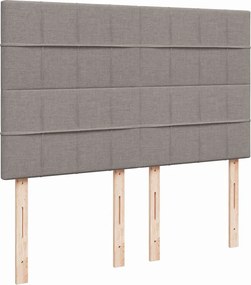 Box spring postel s matrací taupe 140x200 cm textil 3292815