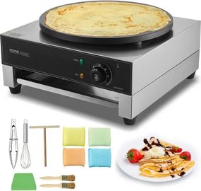 40,6 cm elektrický krepovač Komerční krepovačka 1700 W Nepřilnavý