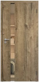 SAPELI HARMONIE KOMFORT M83 - CPL LAMINÁT - OTOČNÉ DVEŘE VČ. ZÁRUBNĚ - dub sherwood Průchozí šířka (cm): 60, Průchozí výška (cm): 210, Typ skla: Planibel bronz